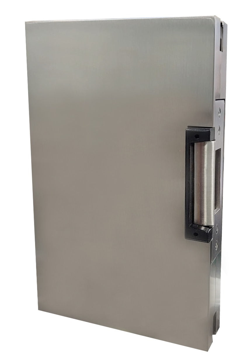 IPLELS610LHBS/BL Keeper With Electric Strike For Center Lock Glass To