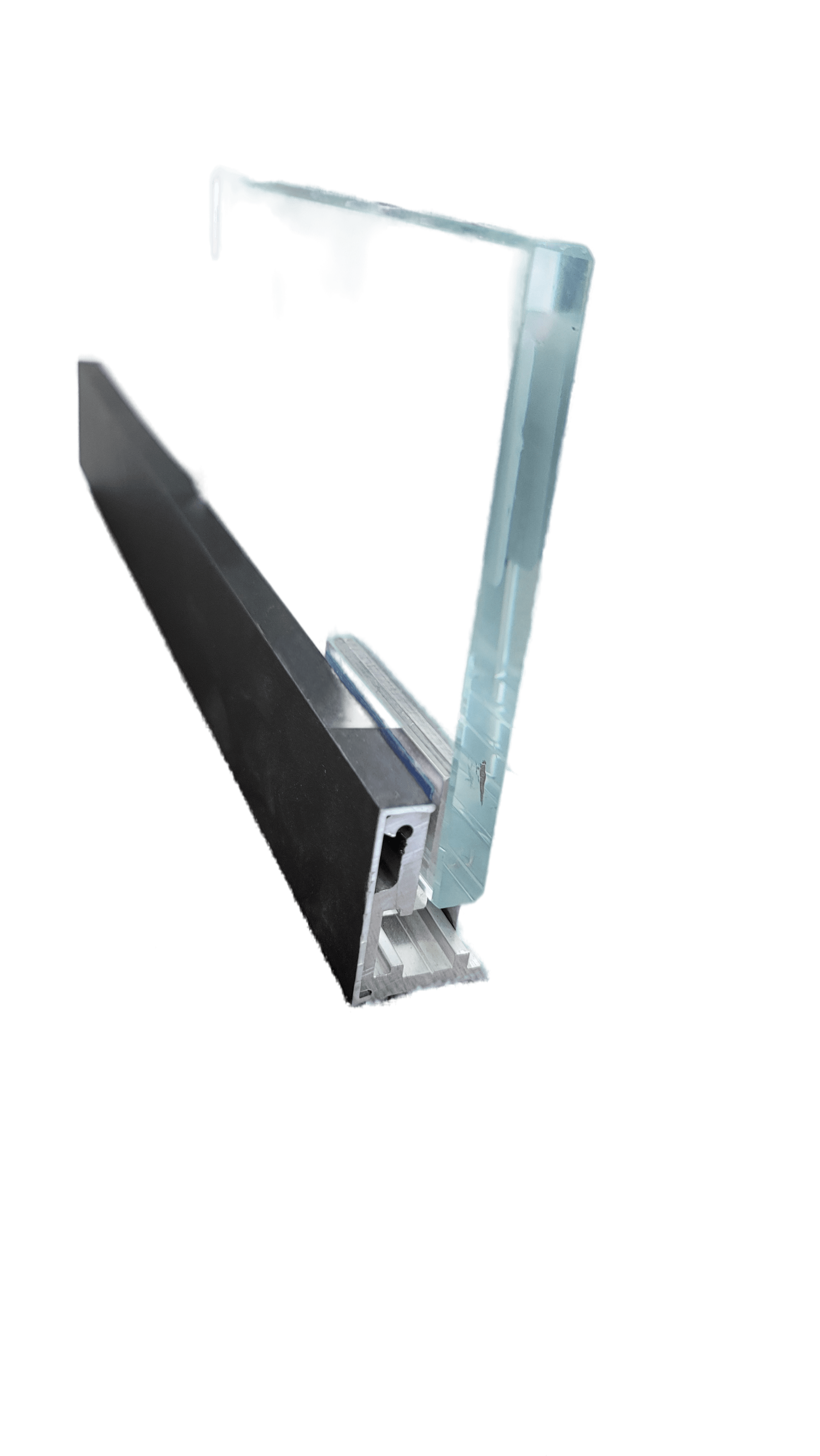 ICUCHMEC10BLOCK Mechanical Wedge Channel 12ft For Glass 10mm Glass Wit