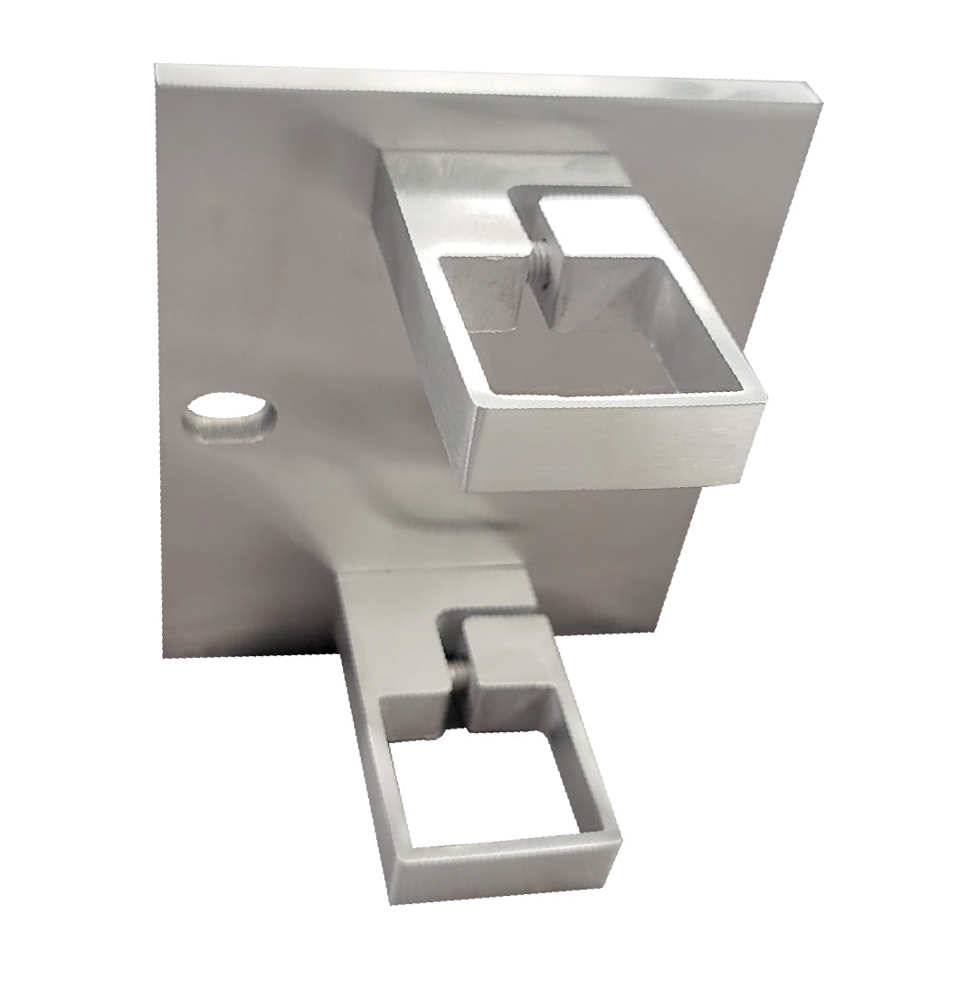 IGSIDEFLANGE4040BS/BL Side Mount Flange For Square Tube 40mm X40 mm Po