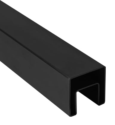 IGCAPSQ4004BL Black Square Cap-Rail 40mm x 40mm 19ft SS304