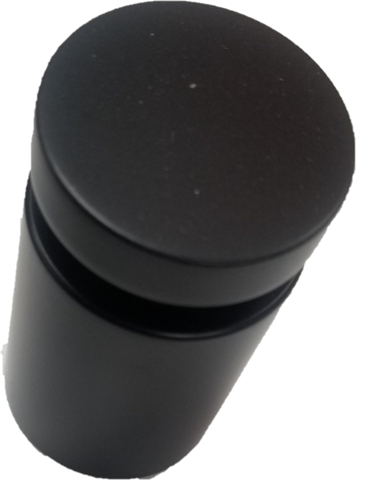 ISO1121CBL Matte Black Standoff 1-1/2"Dia X 1"Base with Cap SS316