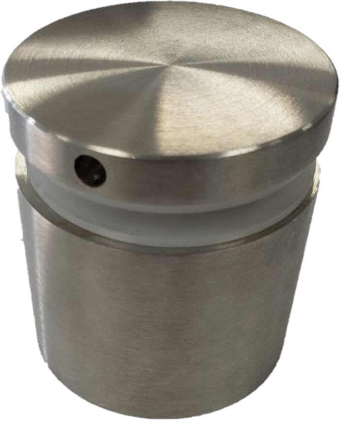 ISO22CBS Brushed Stainless Standoff Base 2"Dia X 2"Base SS316